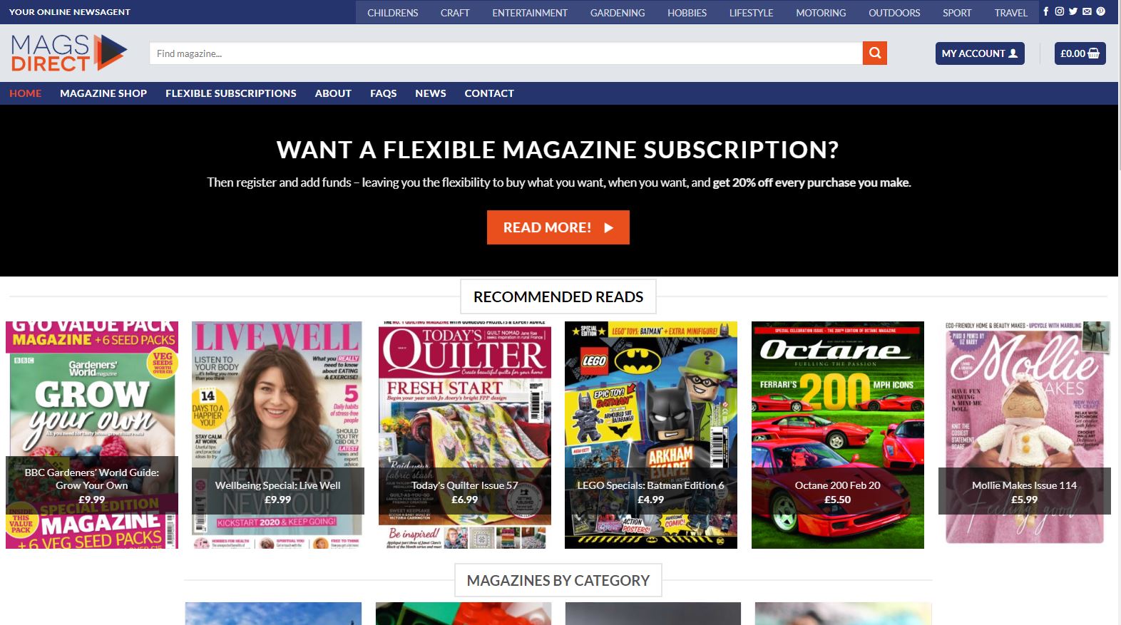 The Magazine Shop I made - Krispy Brown Official Home